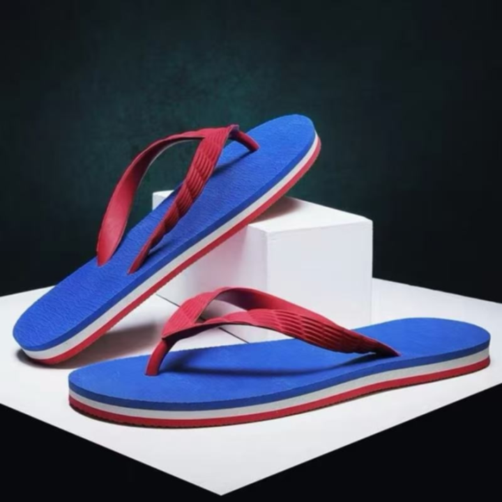 Indoor/outdoor Rubber Slippers Beach Trekker with Four Different Color ...