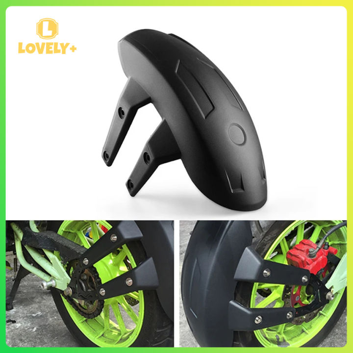 Adjustable Motorcycle Flat Fork MudGuard with Bracket Universal Double ...