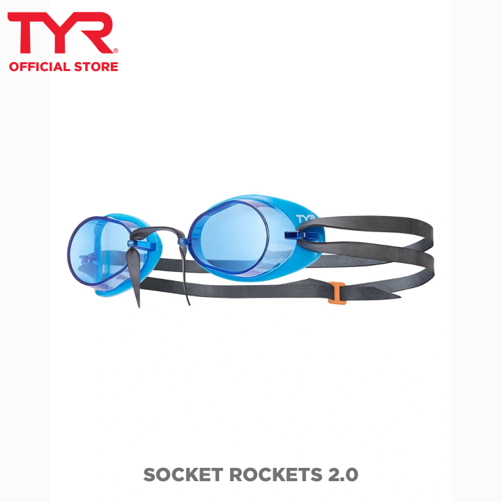 TYR Socket Rockets 2.0 Adult Goggles (Blue/Blue/Black) | Lazada