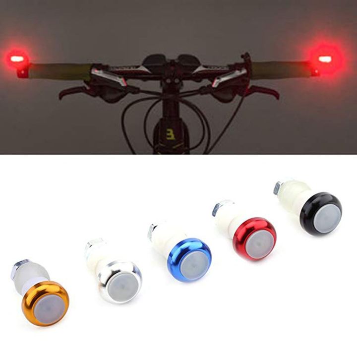 2 pcs/set bicycle handlebar LED turn signal safety warning riding ...