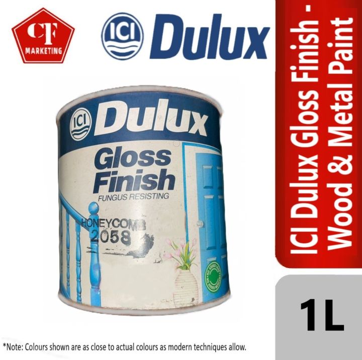 ICI Dulux Gloss Finish -Wood & Metal Paint -1L | Lazada