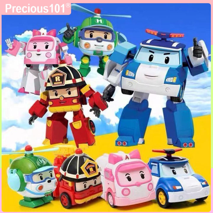 Deformation Robocar Toys Set Robot Toys For Kids Robot Toys Car Toys ...