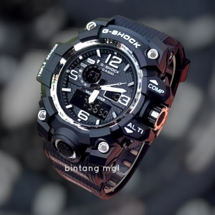 JAM TANGAN PRIA CASIO G SHOCK TERBARU DUAL TIME AKTIF DIGITAL DAN ...