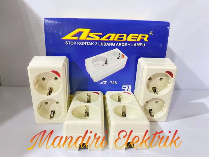Terminal Arde Asaber 2 3 4 Lubang Stop Kontak Arde Asaber Kuningan SNI ...