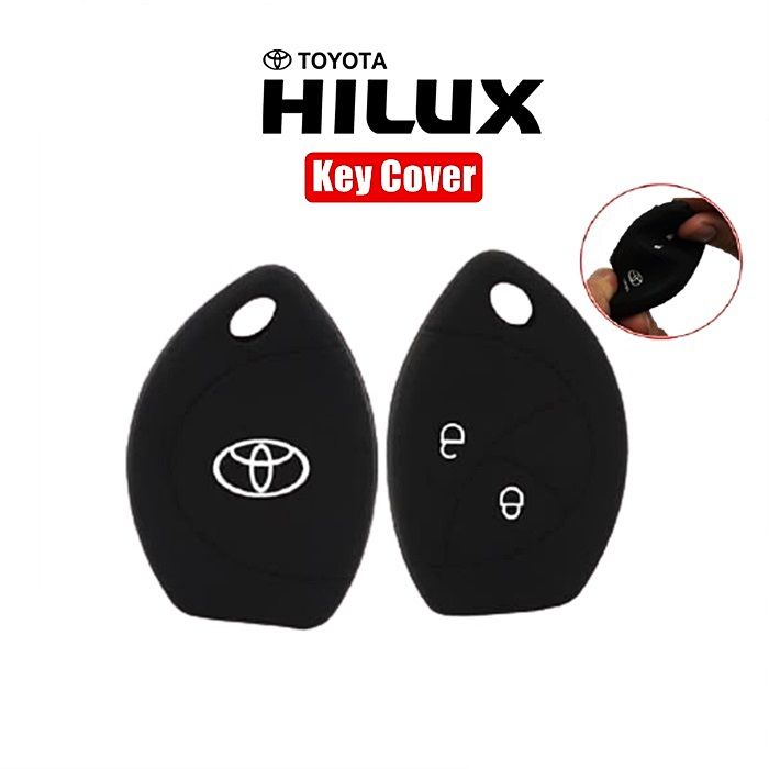 TOYOTA HILUX VIGO INNOVA FORTUNER Silicone Car Remote Key Cover Case ...
