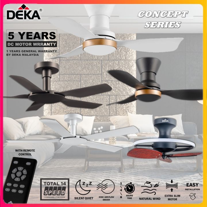 DEKA Concept 1 Concept Mini Concept Micro Z SERIES Ceiling Fan with ...