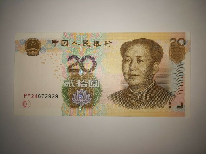 ¥ 20 Yuan 2005 China Chinese Banknote P 905 | Lazada