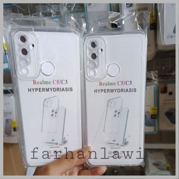 Case Clear Space Bening Realme C5/C3 Lubang 4 Casing Transparan ...