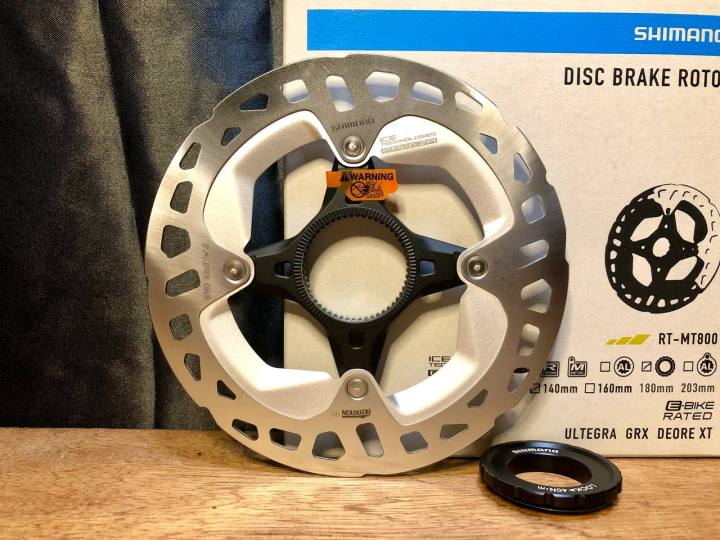 SHIMANO XT RT-MT800 140mm Centerlock IceTech Freeza Rotor (100% ...