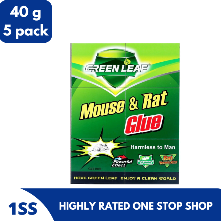 Green Leaf Mouse & Rat Glue Trap, 40g x 5 pack | Lazada PH