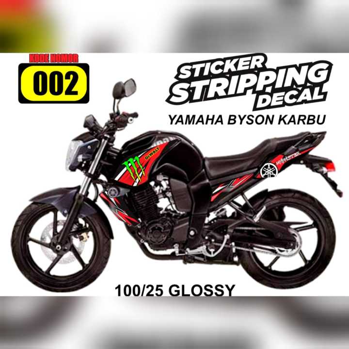 striping variasi yamaha byson old edisi monster energy/decal stiker ...
