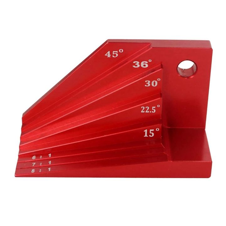 (DRGQ) Bevel Block Gauge, Aluminum Alloy Angle Finder Universal Bevel ...