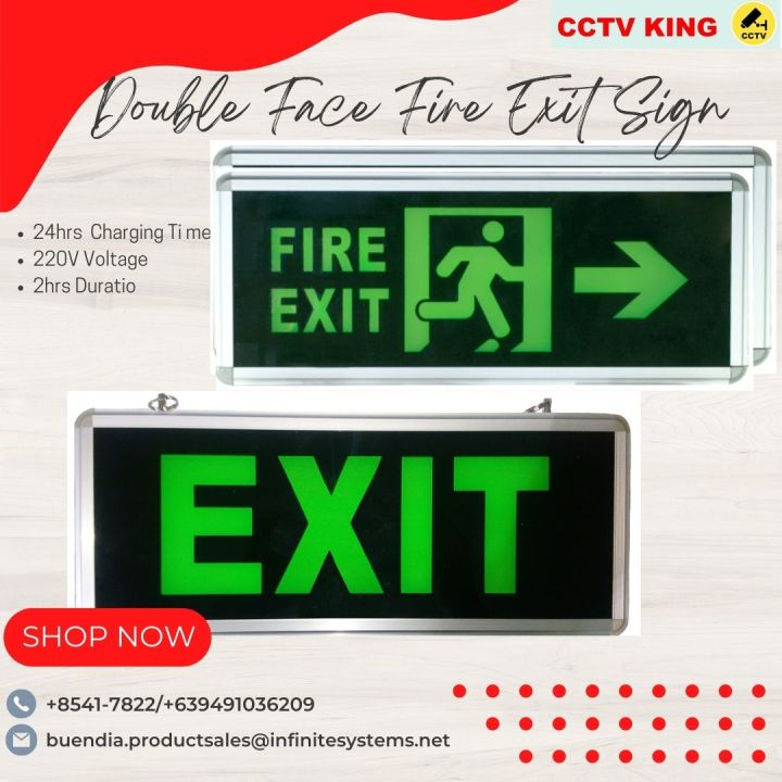 Exit Sign | Fire Exit Signs | LED Fire Exit Signages | Lazada PH