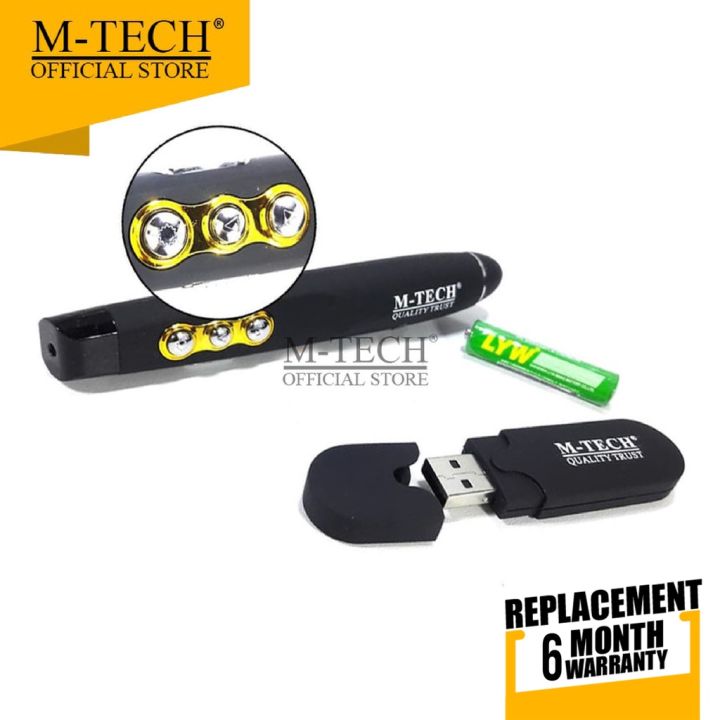 M-Tech Original Laser Pointer P-810 Alat Wireless Presentasi | Lazada ...