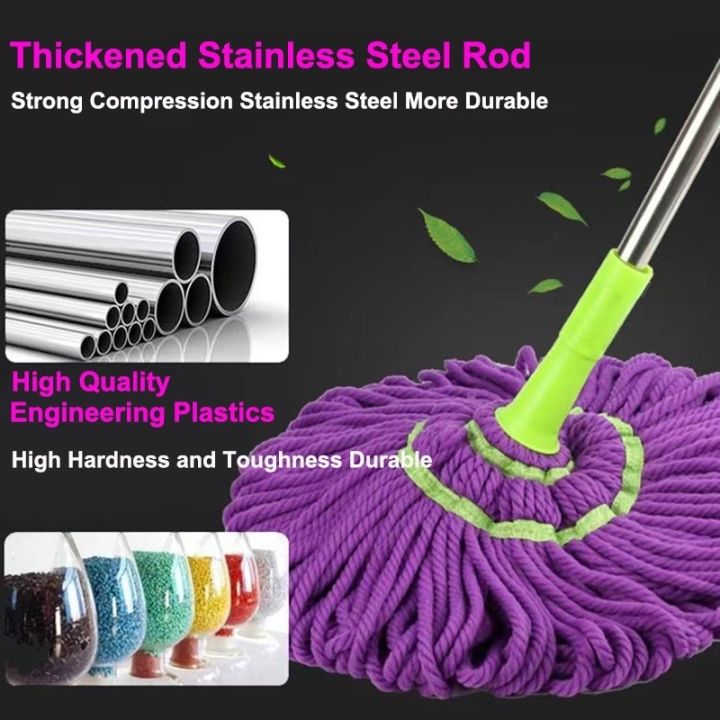 Twist Mop Spinning Mop [Random Color] | Lazada PH