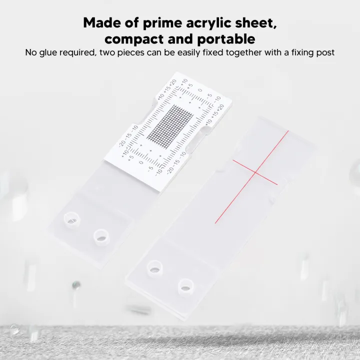 Gap Measuring Instrument Acrylic Building Wall Crack Monitor for ...
