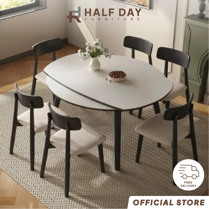 (Pre-order) Solid wood dining table: modern simple dining table and ...