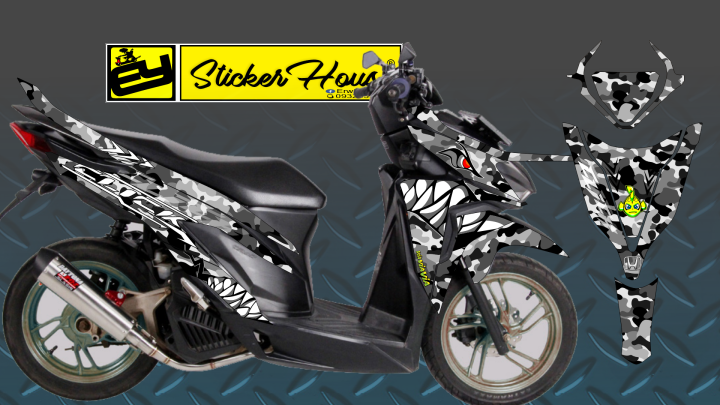 Honda CLICK version2 Decals Laminated | Lazada PH