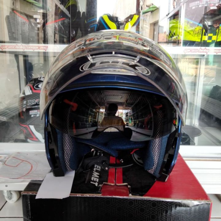 INK MF1 HELM HALF FACE BISA JADI FULL FACE | Lazada Indonesia