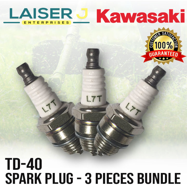 TD40 Grass Cutter Spark Plug Heavy Duty 3 PCS Bundle •Laiser J ...