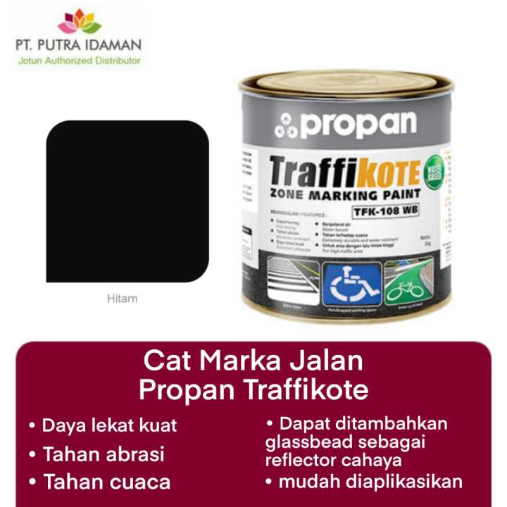 CAT MARKA JALAN PROPAN TRAFFIKOTE WATERBASED BLACK 2.5KG - TFK-108 WB ...