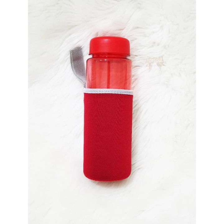[MERAH] My Bottle Polos + Pouch Polos / Botol Minum Warna Infused ...
