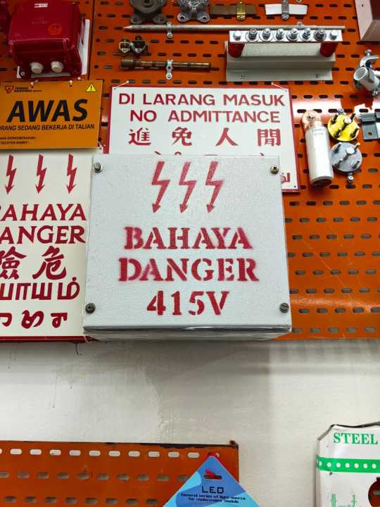 * READY STOCK* 100A TAP OFF UNIT BAHAYA 415V DANGER | Lazada