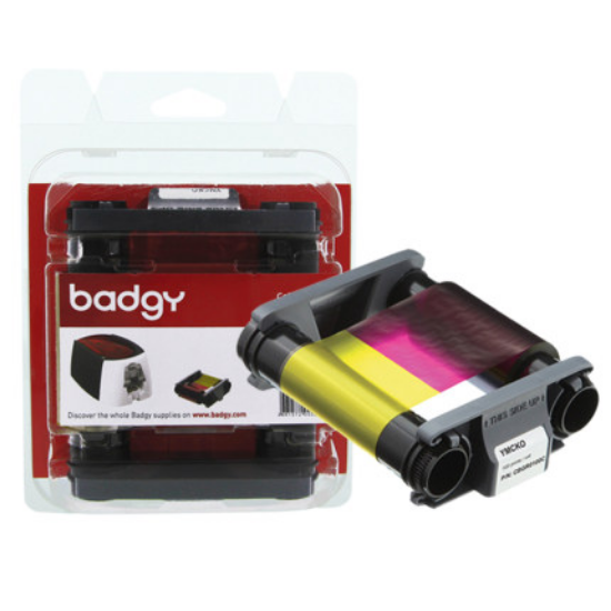 Badgy Color Ribbon for Badgy100 and Badgy200, 100 Prints Roll ...