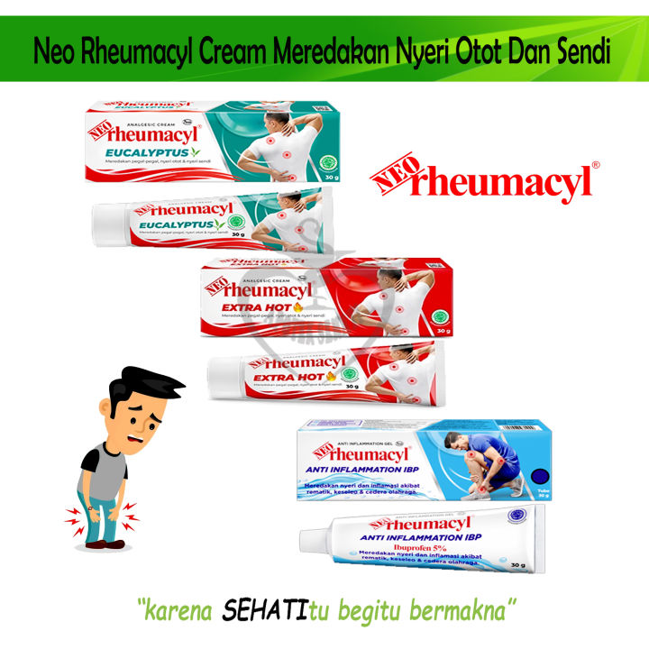 Neo Rheumacyl Cream Mengatasi Nyeri Otot Sendi | Lazada Indonesia