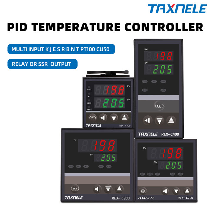Digital Temperature Controller REX-C100 C400 C700, REX-C900 Thermostat SSR Relay output ...