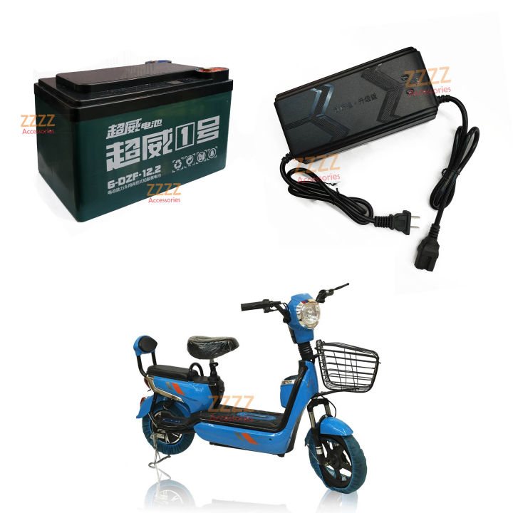 E-Bike Battery & Charger tire 48v 12Ah Spare Part (Ready Stock) | Lazada