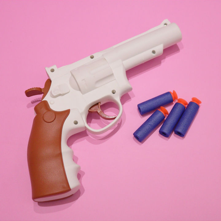 Sponge soft gun children loaded manual shooting interactive sucker toy ...