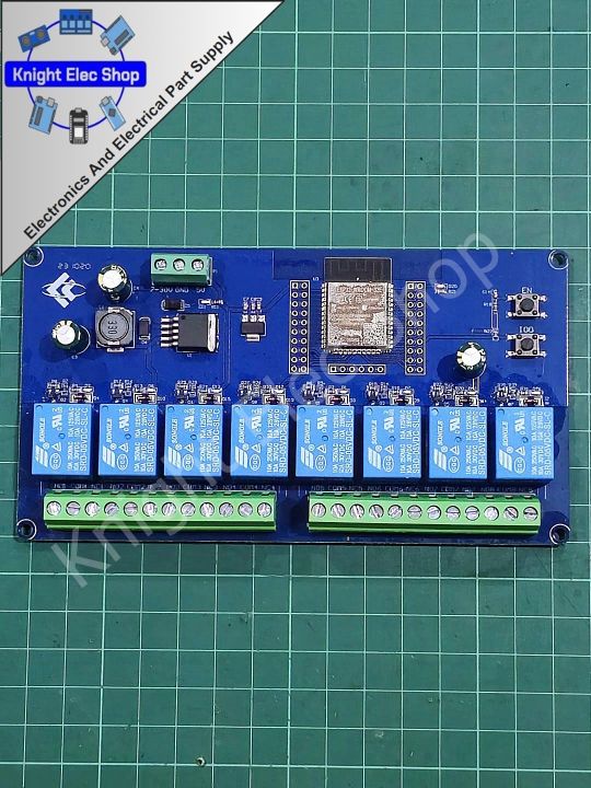 ESP32 WIFI Relay 8 Channel 5-30VDC (บอร์ด ESP32 + Relay 8 ช่อง ...