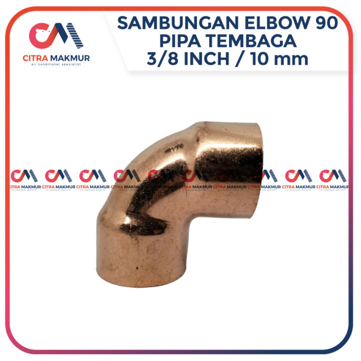 Elbow Coupling Shock 3/8 Inch Pipa Tembaga Sok Sambungan Las Fitting ...