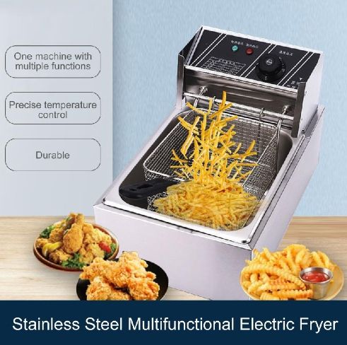 MAGIC 6- Single/Double Electric Deep Fryer 220V Stainless Steel Frying ...