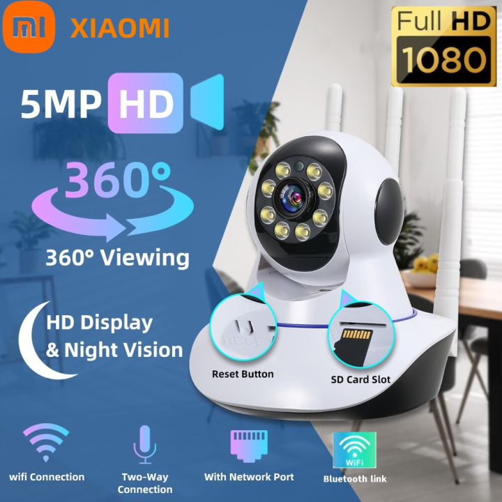 V380 PRO IP Camera Dual Antenna Signal Enhanced Version Indoor Night ...