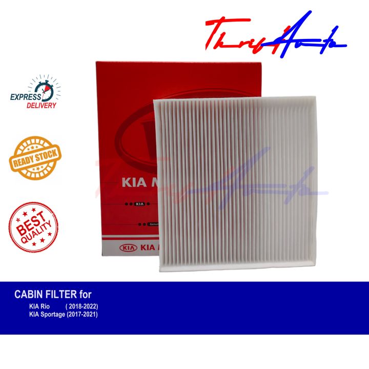 AC Cabin Filter for KIA Rio (2018 - 2022) and KIA Sportage (2017 - 2021 ...