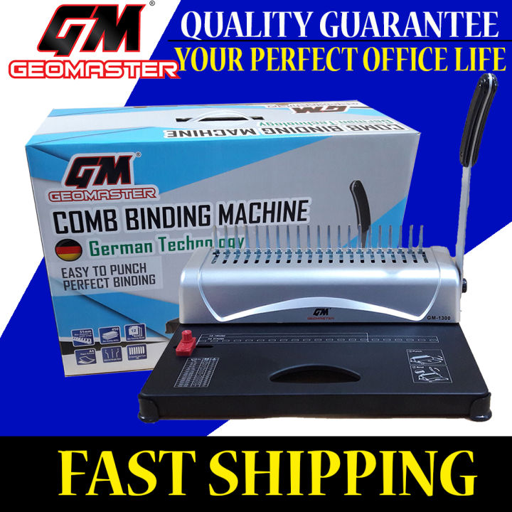 Geomaster Binding Machine (German) , Comb Binding Machine - Strong Cutter - Lifetime Cutter ...