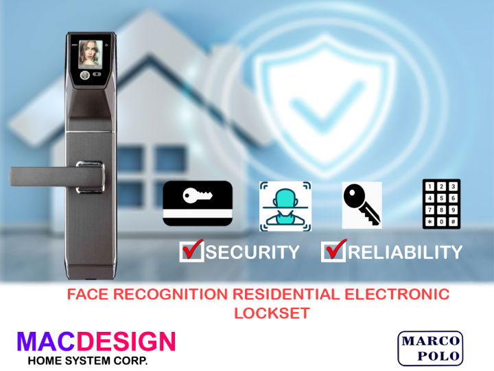 MARCO POLO M01-EF11 3D FACE RECOGNITION LOCK ELECTRONIC DOOR LOCK AND ...