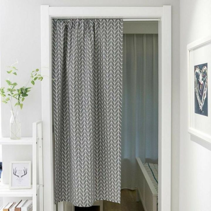 20 mẫu rèm cửa họa tiết hình học nhiều size, vải canvas | Lazada.vn