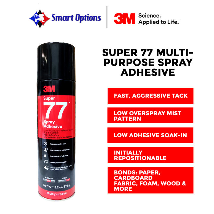 3M Super 77 Classic Spray Adhesive 13.2oz | Lazada PH