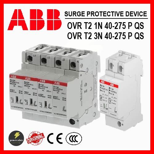ABB SURGE PROTECTIVE DEVICE (OVR T2 1N 40-275 P QS, OVR T2 3N 40-275 P QS) | Lazada