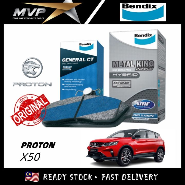 Original Bendix Brake Pad - Geely Proton X50 Bendix Metal King ...