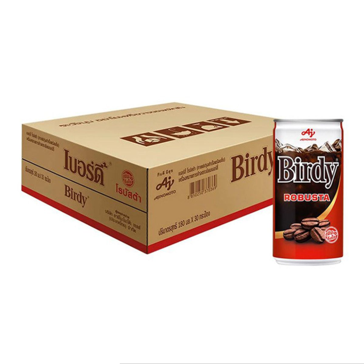 BIRDY Ready to Drink Coffee Robusta เบอร์ดี้ กาแฟปรุงสำเร็จพร้อมดื่ม โ ...