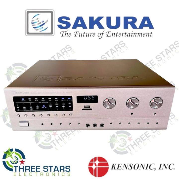 Original Sakura AV - 757UB Karaoke Amplifier 1650 Watts x2 | Lazada PH