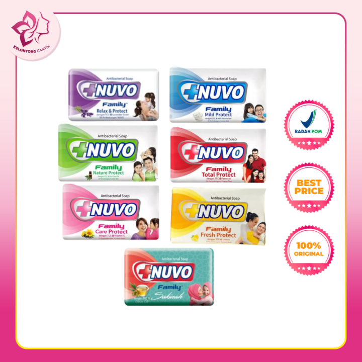 Nuvo Family Bar Soap 72gr - Sabun Mandi Batang - Kelontong Cantik | Lazada Indonesia