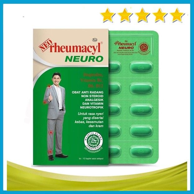 NEO RHEUMACYL NEURO Strip isi 10 kaplet-Obat Nyeri, Kesemutan & Kram ...