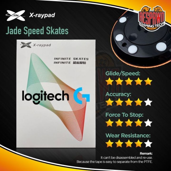 Xraypad Jade Speed Mouse Skates - Logitech Mouse | Lazada