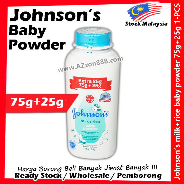 Johnson's Baby Powder 100g #Milk+rice #Blossoms #Bedtime #Johnson's # ...