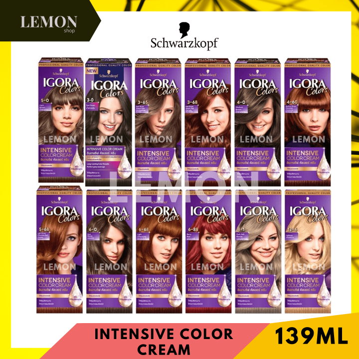 Schwarzkopf Igora Colors Cream ครีมเปลี่ยนสีผม ชวาร์สคอฟ อีโกร่า ...